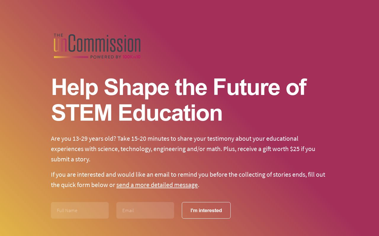 Help Shape the Future of STEM Education